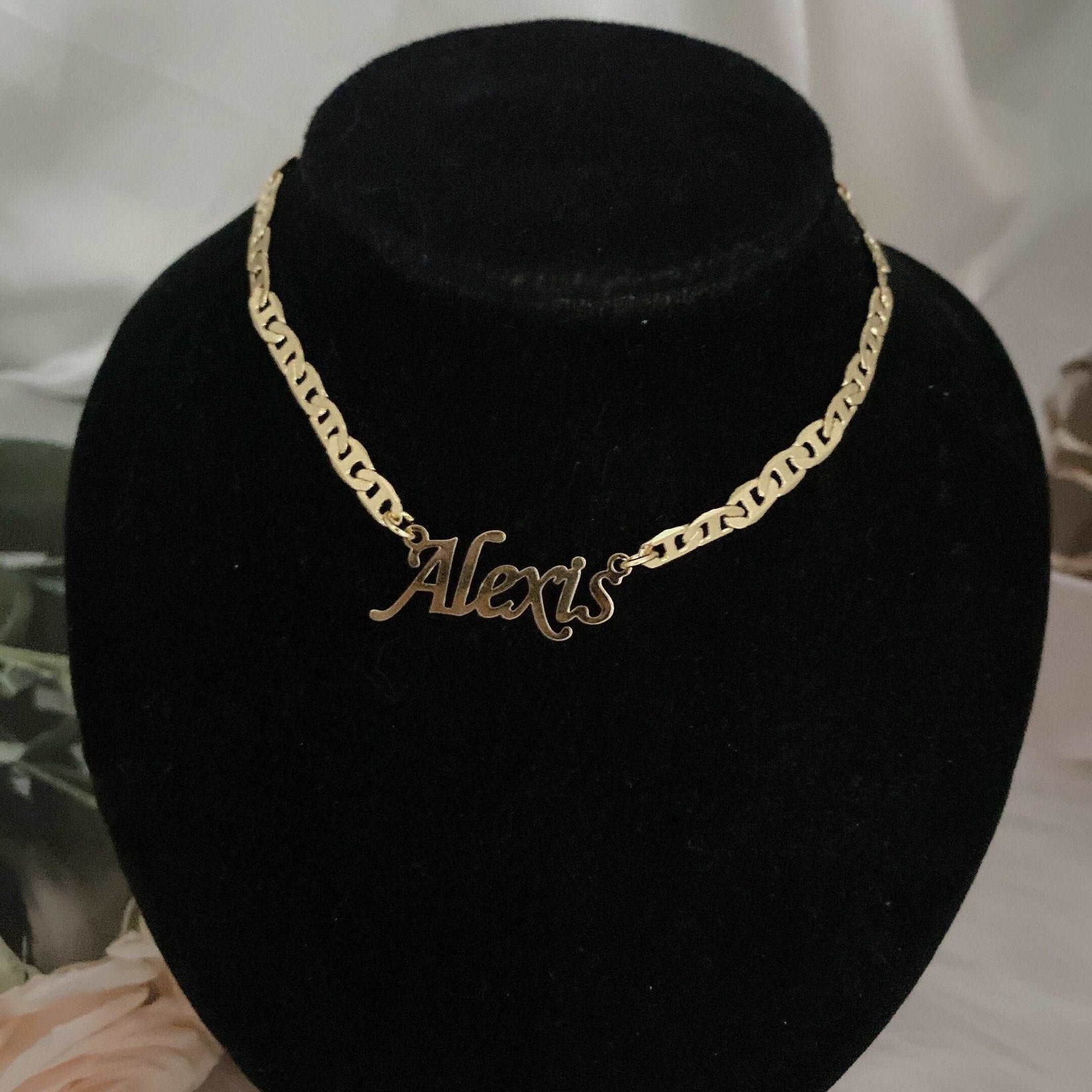 Bianca Custom Name Necklace – KHLOE JEWELS