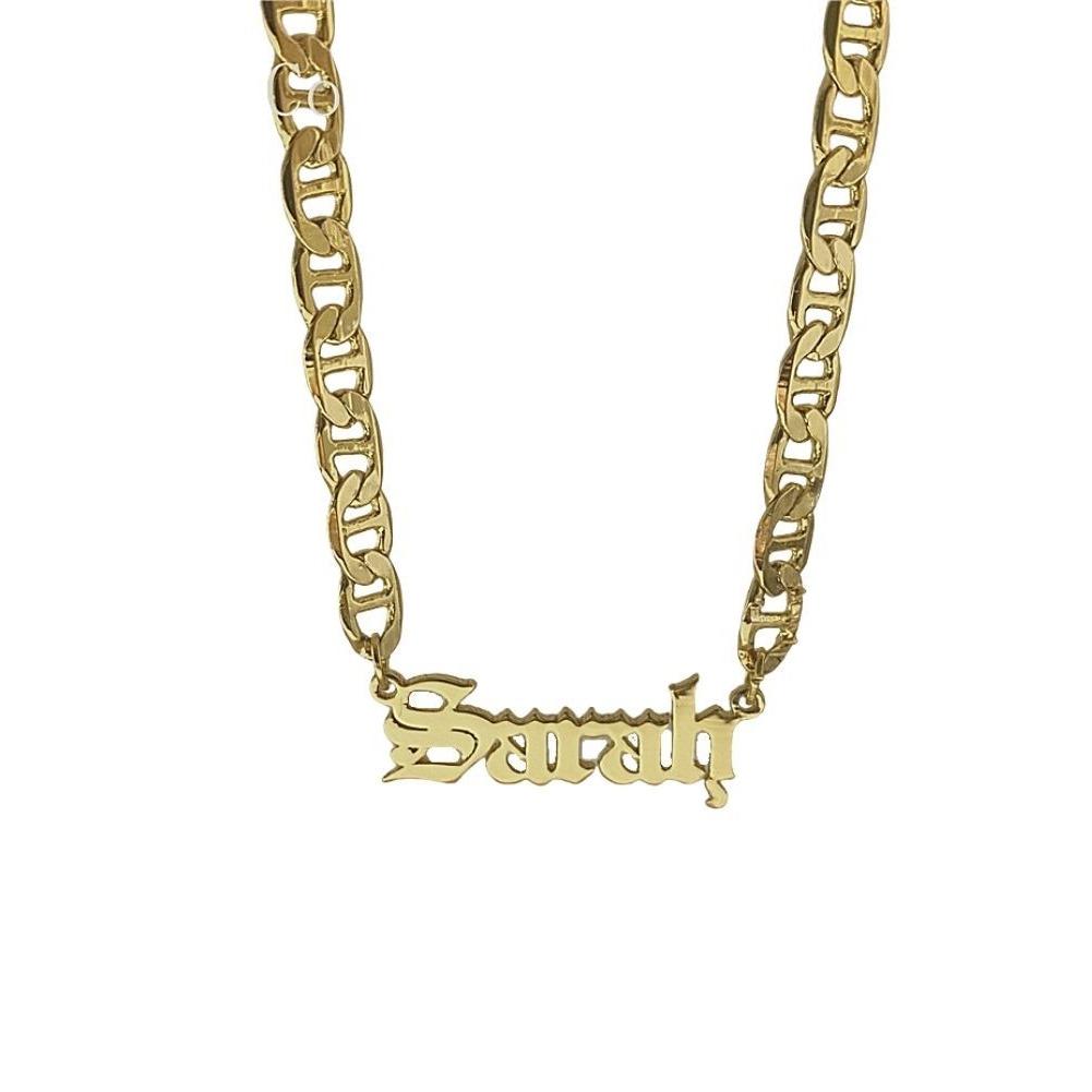 Bianca Custom Name Necklace – KHLOE JEWELS