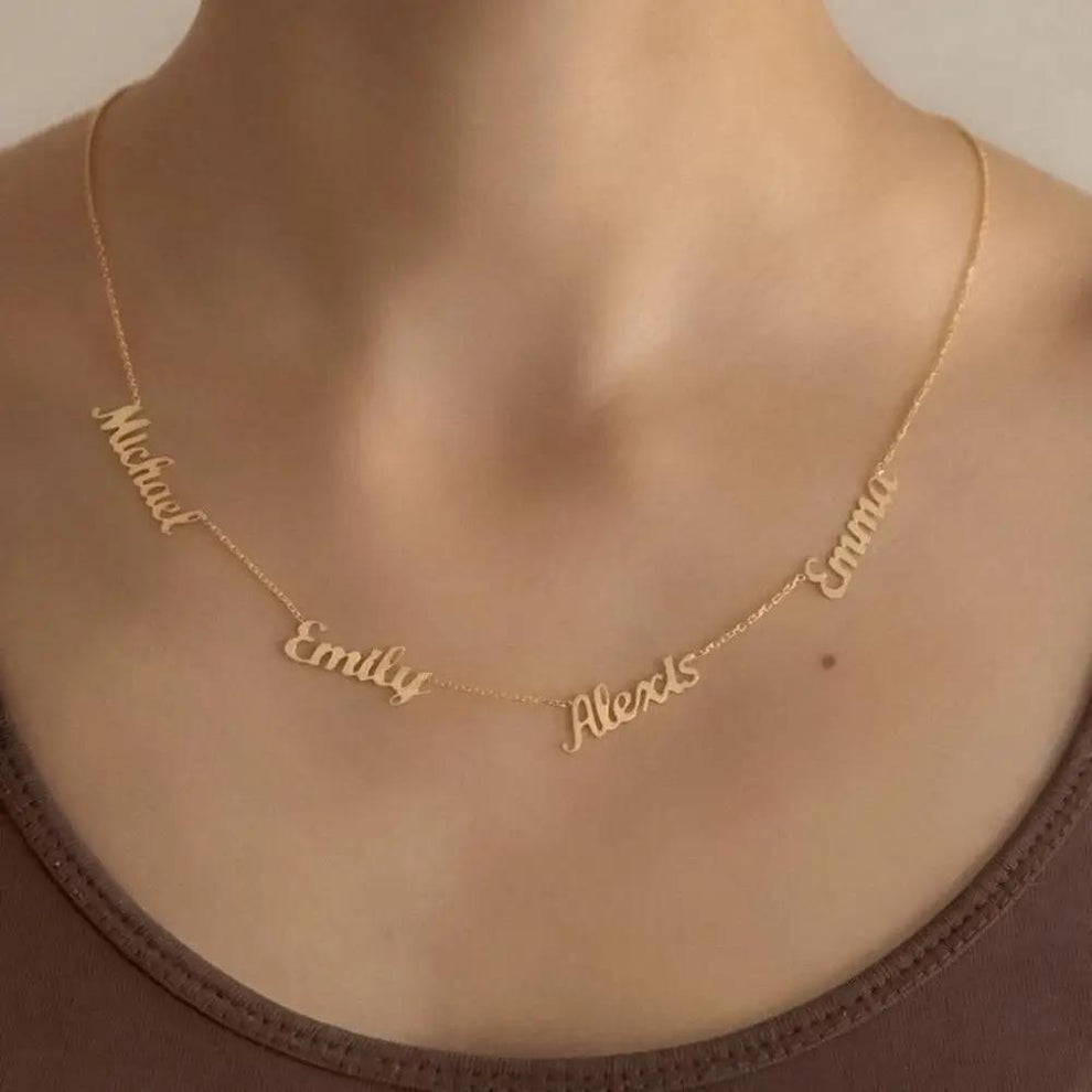 Multi Name Custom Choker – KHLOE JEWELS